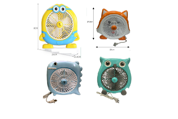 Quạt Hộp Mini - Ong vàng/Cáo cam